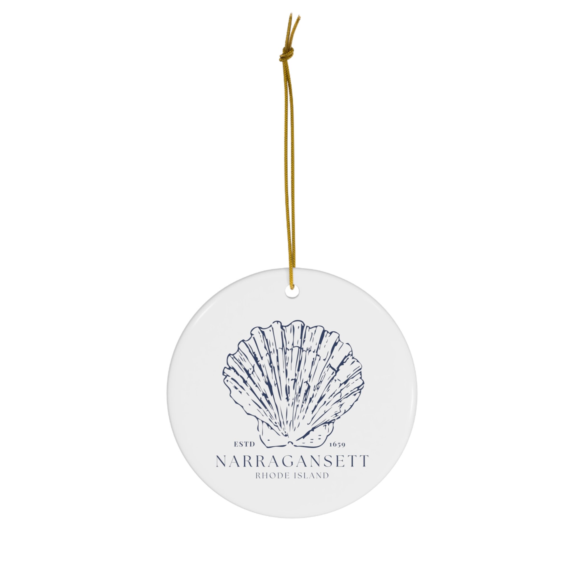 Narragansett Rhode Island Ornament, Narragansett RI Tree Ornament ...