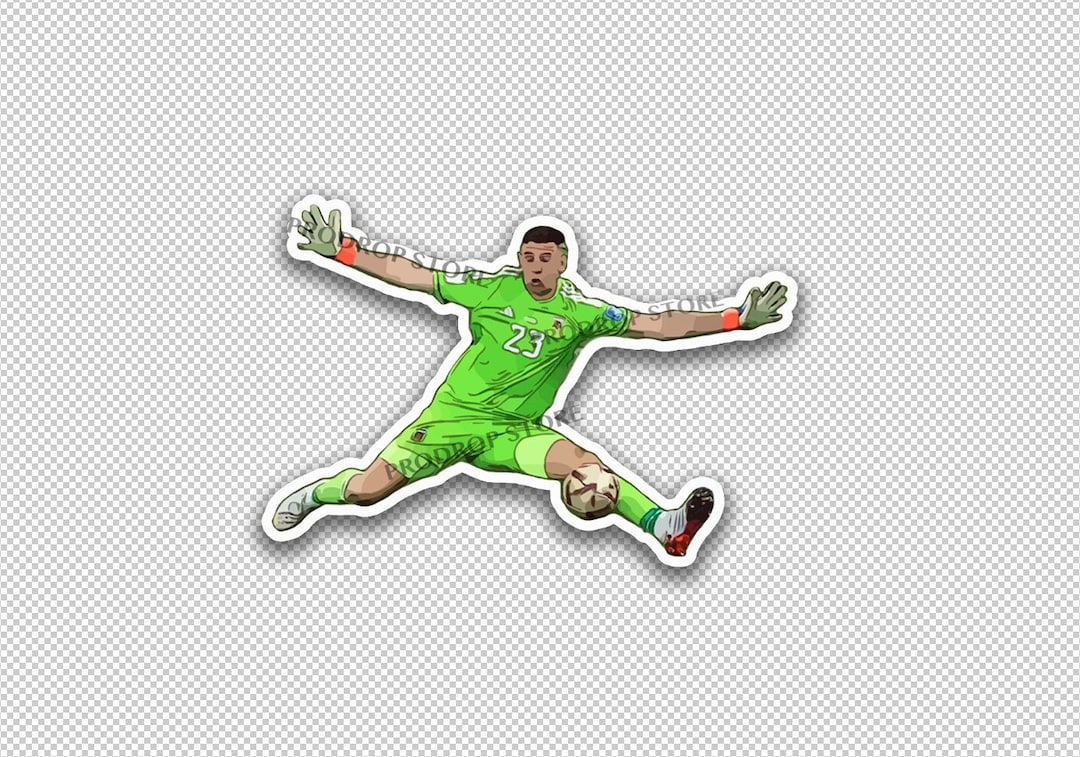 Argentina #2 Dibu Martinez 23 Trophy World Cup Qatar 2022 Decal Sticker ...