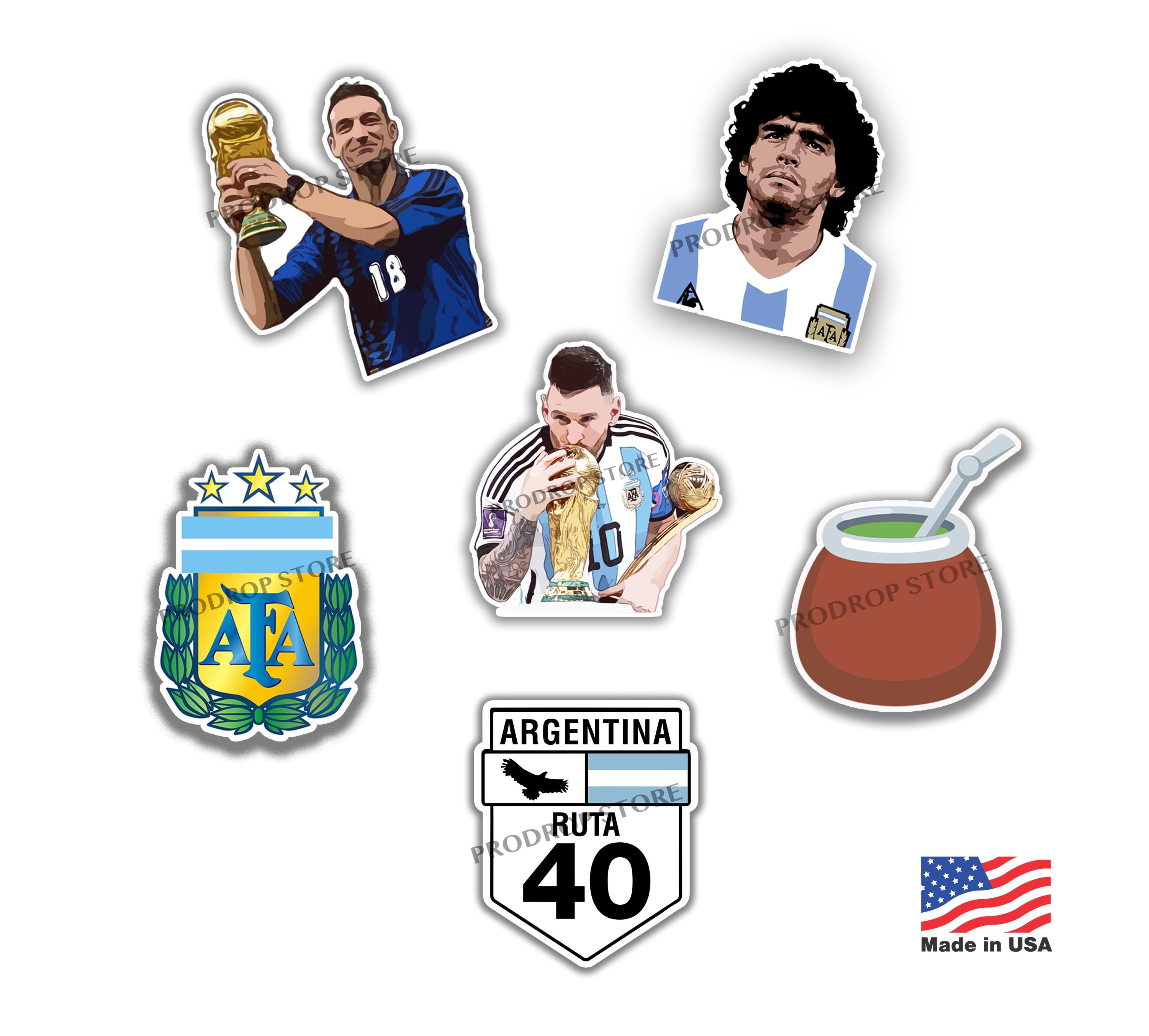 Argentina Collection | Decal Sticker Pack Ruta 40 Messi AFA Mate - Etsy