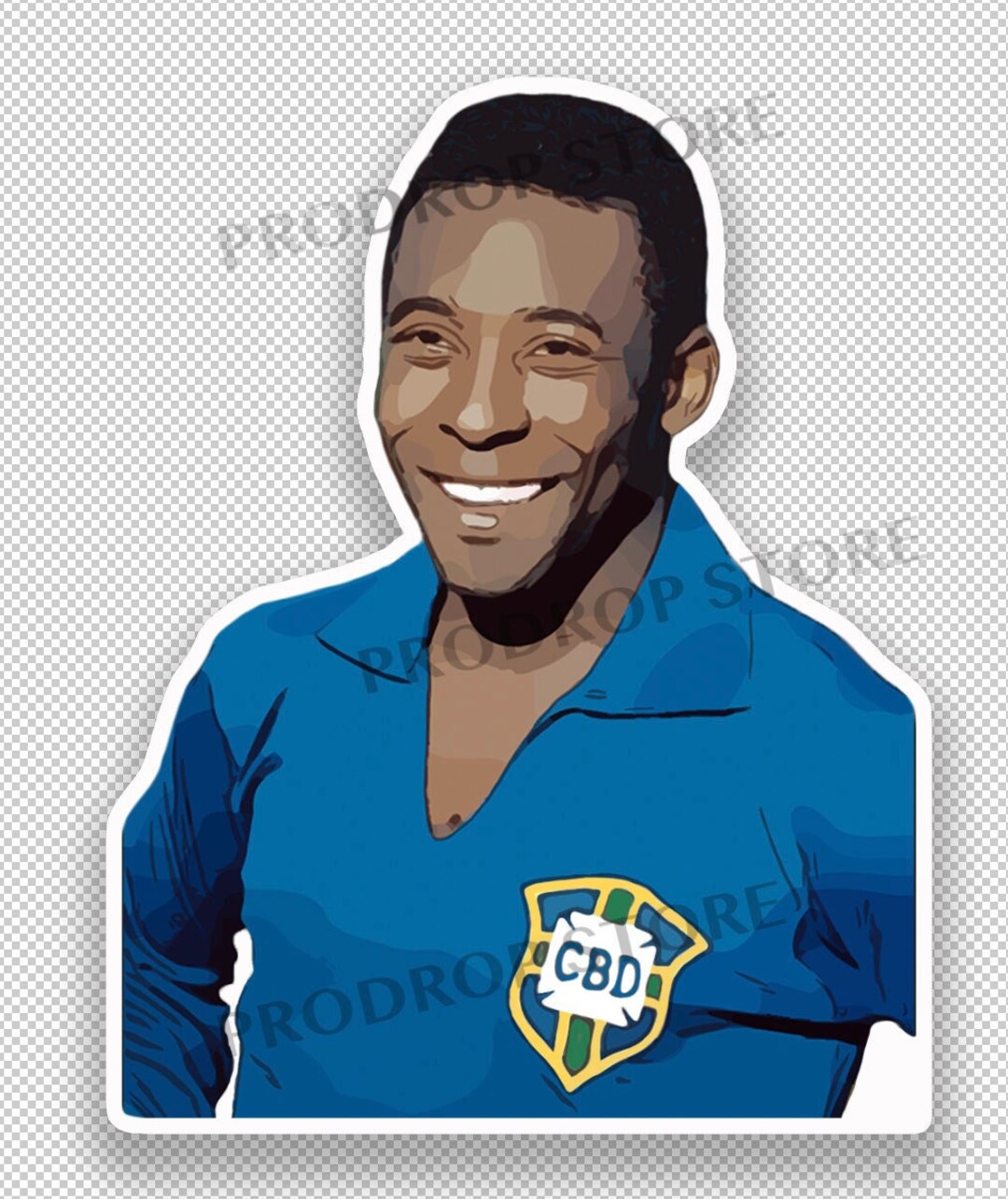 Rey Pelé Car Decal King Pele World Cup Champion Futbol - Etsy