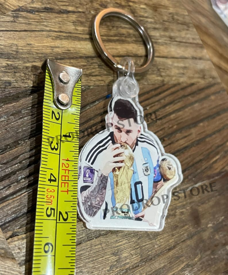 Keychain 2 Lionel Messi 10 Trophy Argentina World Cup - Etsy