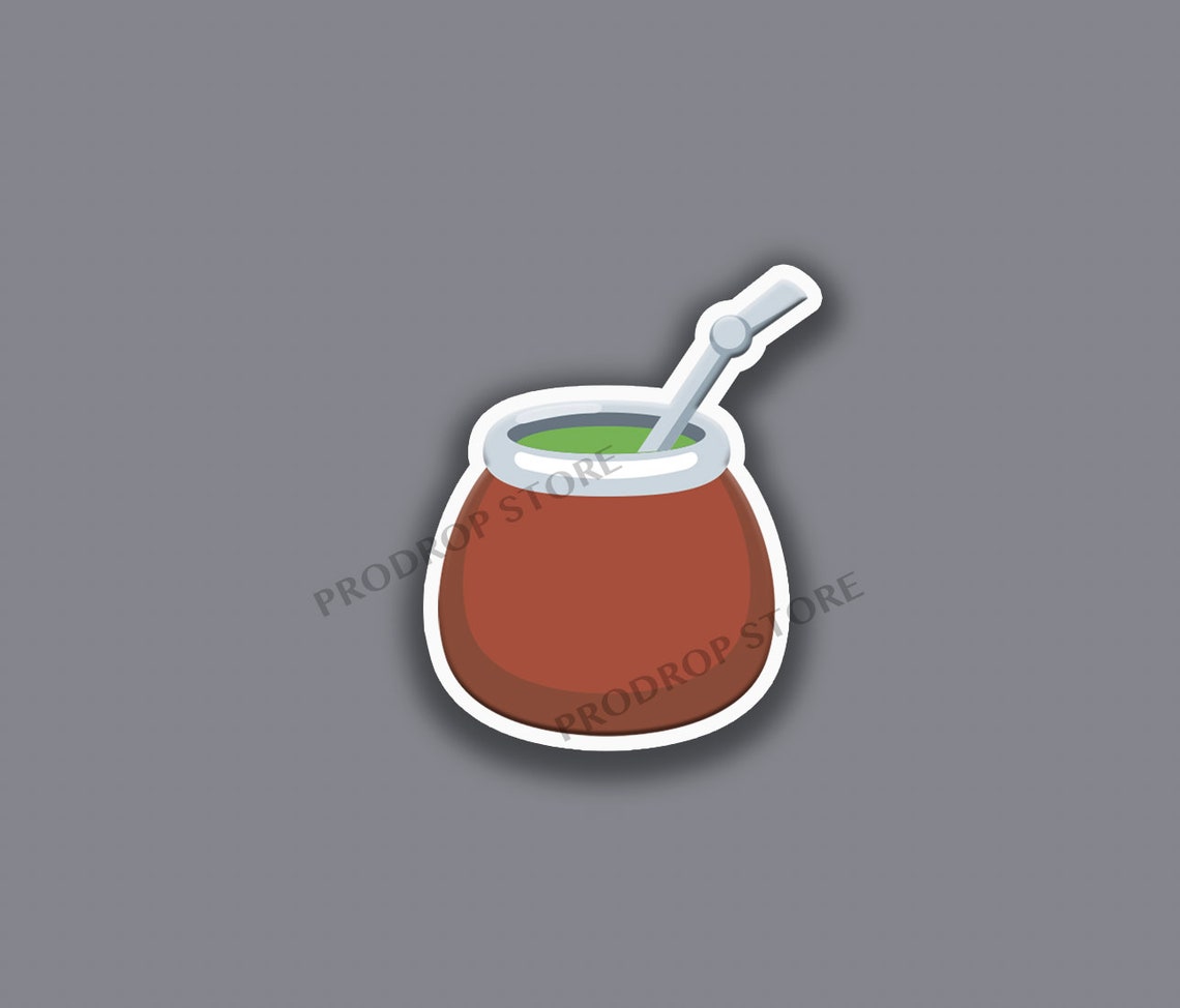 Argentina Mate Emoji Car Decal / Sticker Yerba Mate Argentino - Etsy