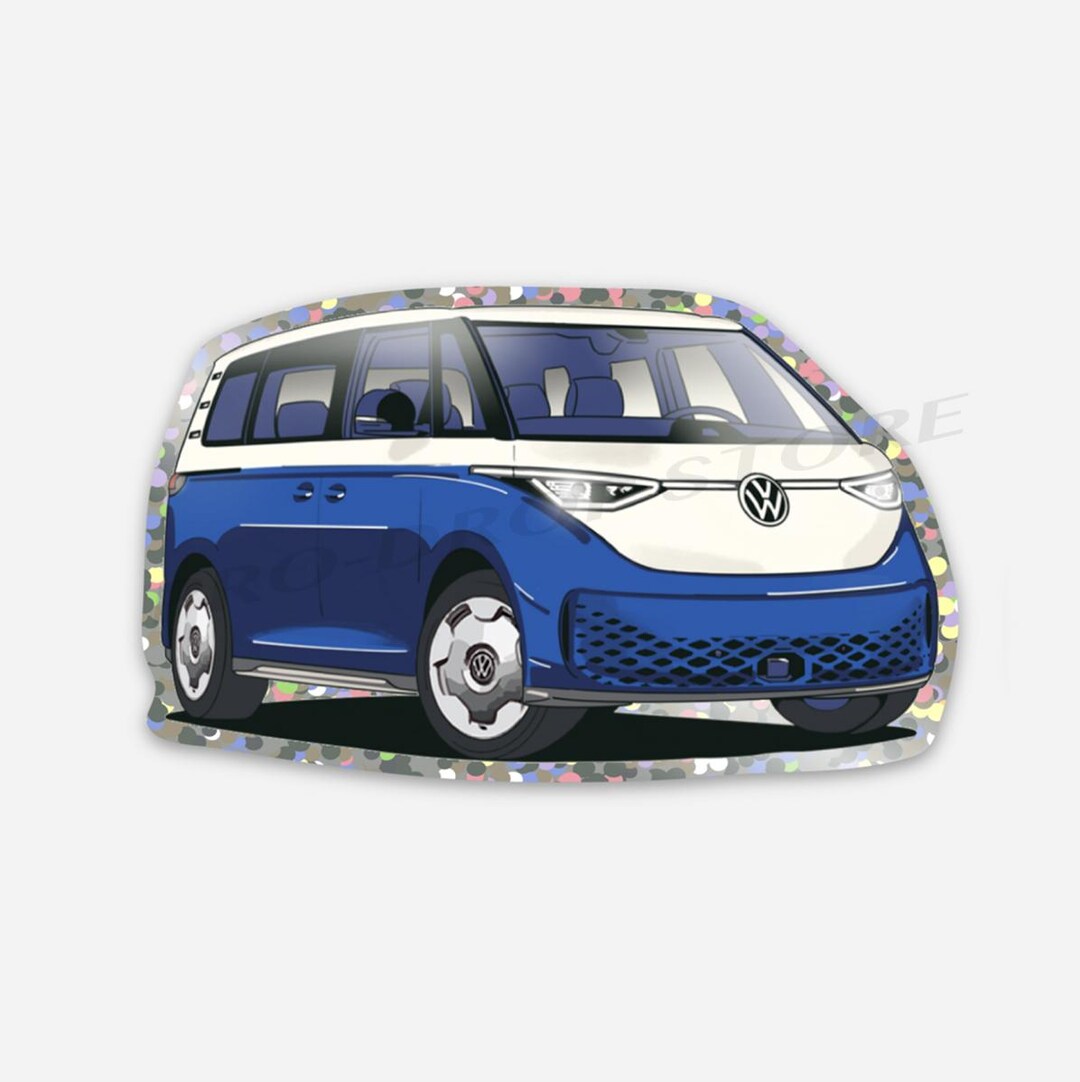New VW Bus Sticker Decal ID Buzz Van - Etsy UK