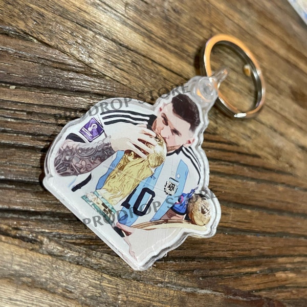 World Cup Argentina Messi Keychain - Etsy