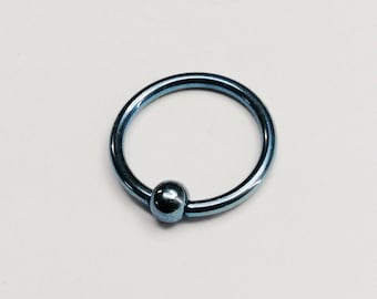 Medical Grade Titanium ASTM:F-136 Hinged Ring With 4mm Flat - Etsy