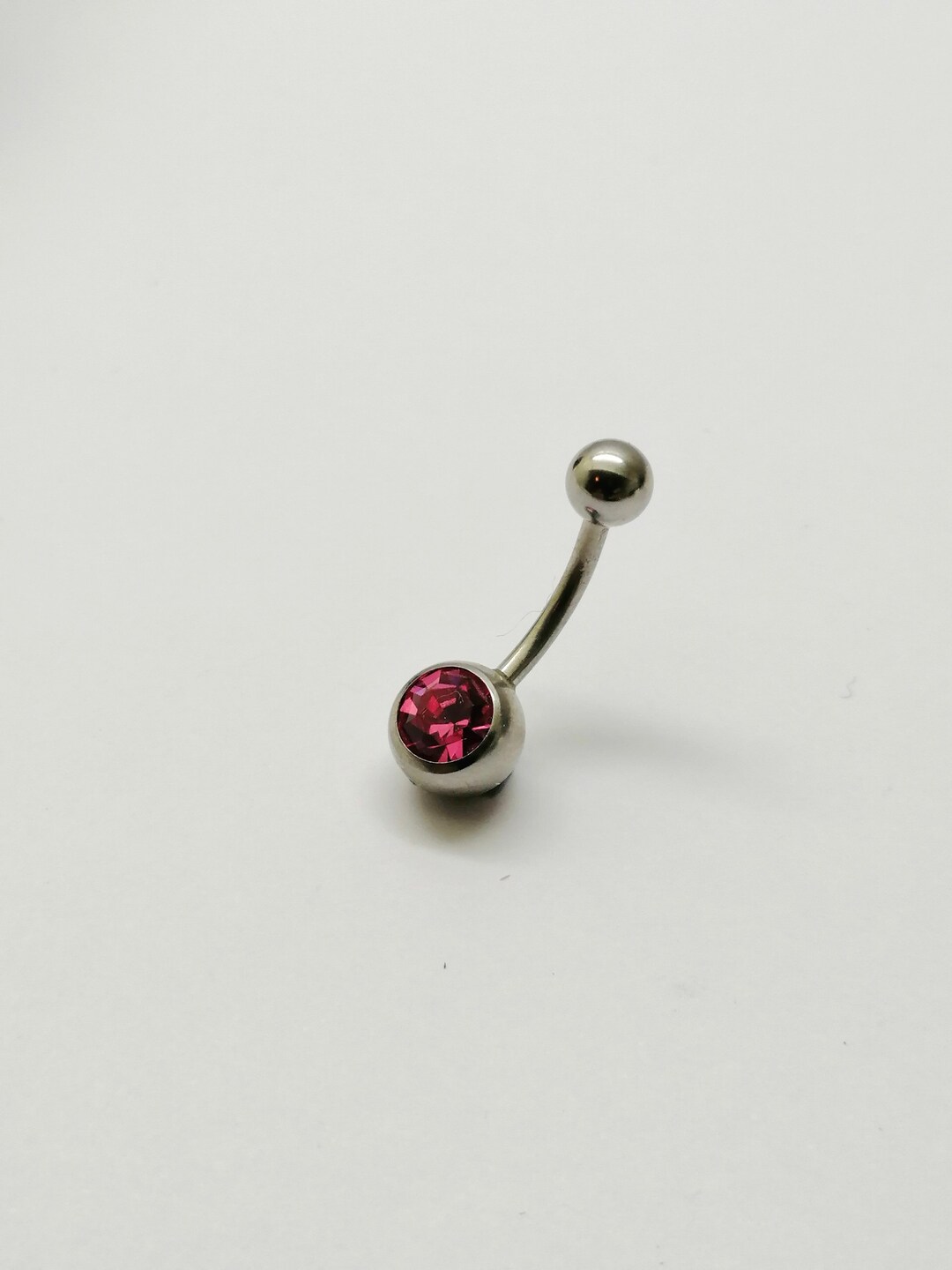 Belly Button Pink Titanium Ring,navel Hypoallergenic, Belly Jewelry ...