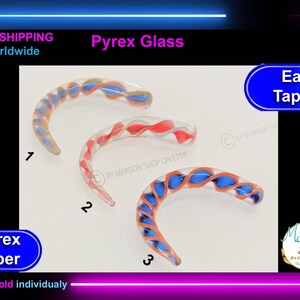 Earlobe Pyrex, Glass, Tapers, Hangers, Twister, Weight Drop Expander ...