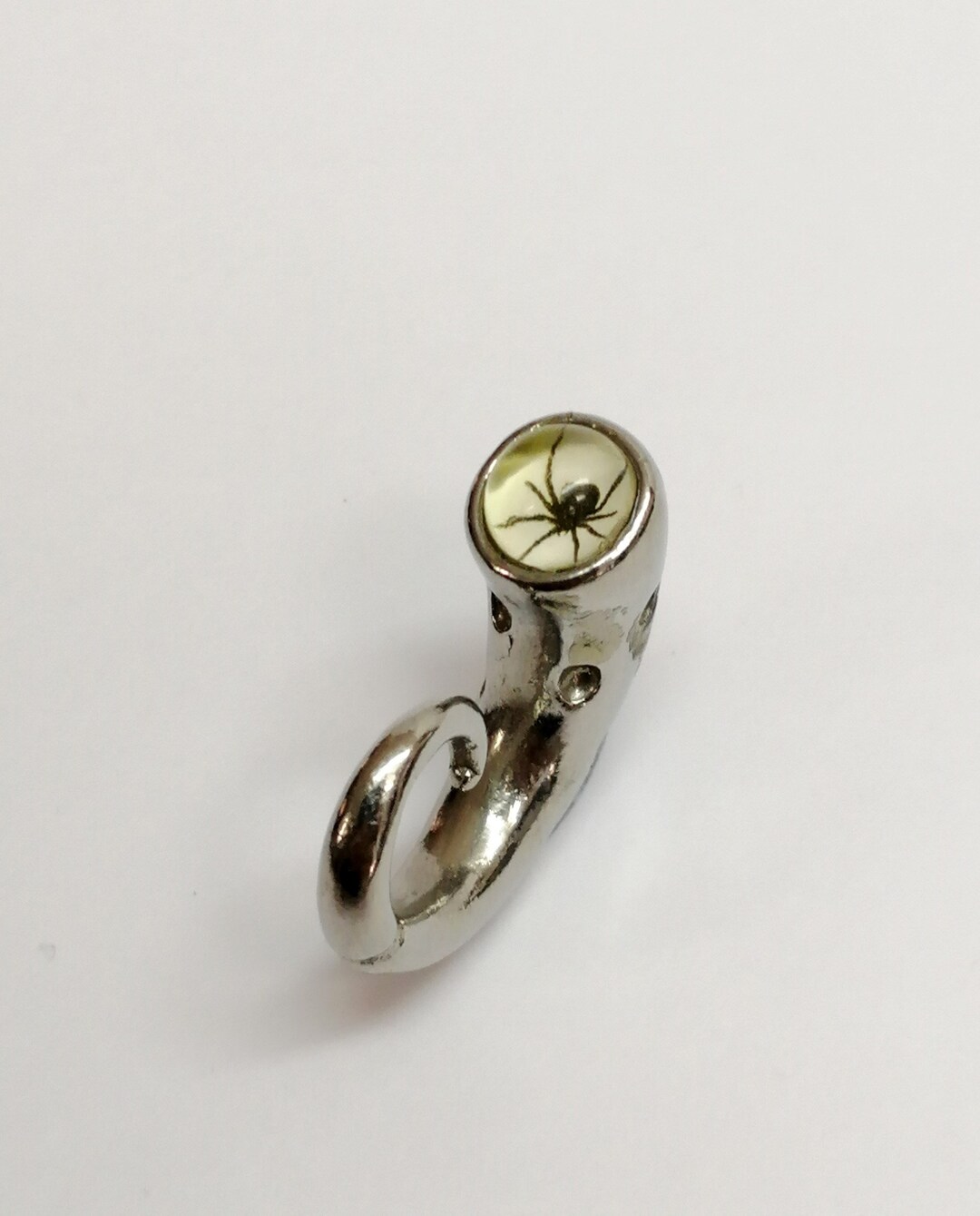 Spider Ear Gauge, Ear Pincher. Titanium Ear Weight, Unique Design ...