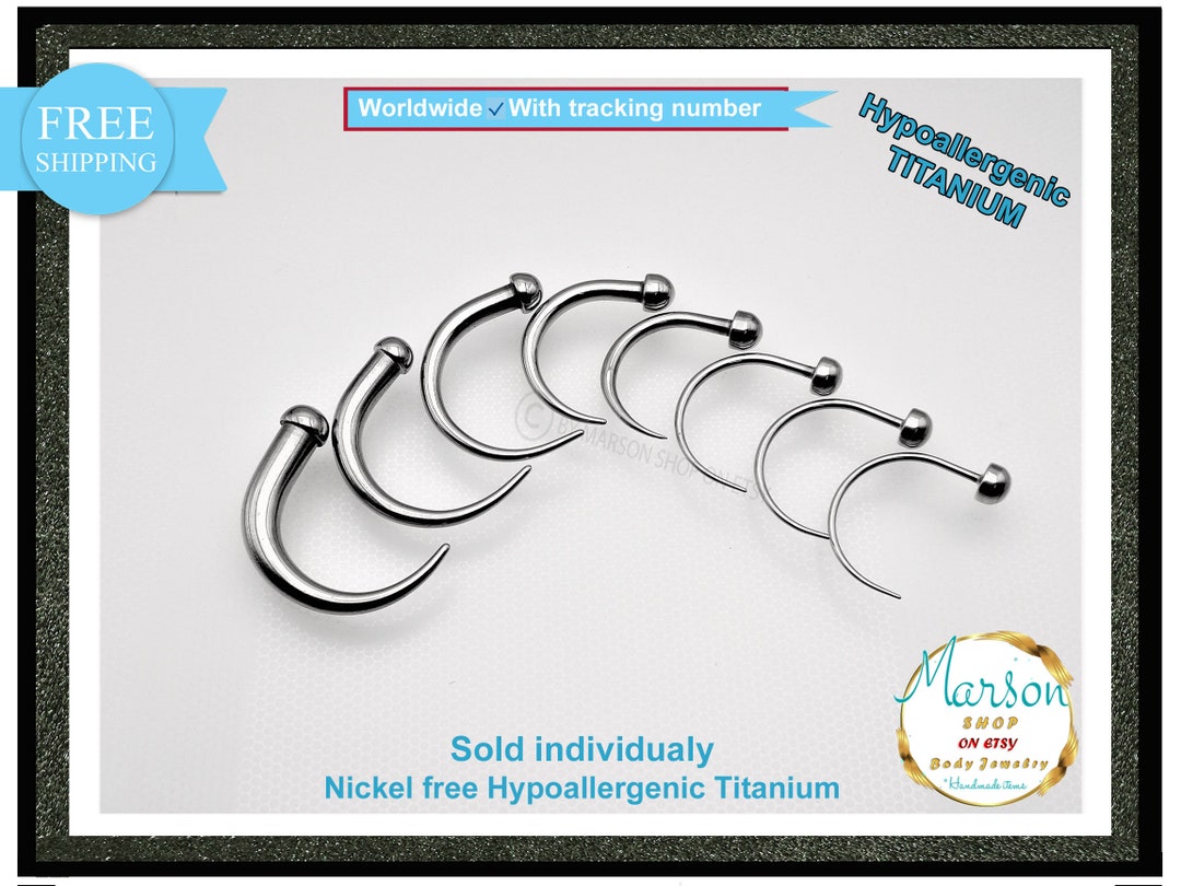 Earlobe Gauge Stretcher, Titanium Ear Taper, Nickel Free, Ear Expander ...