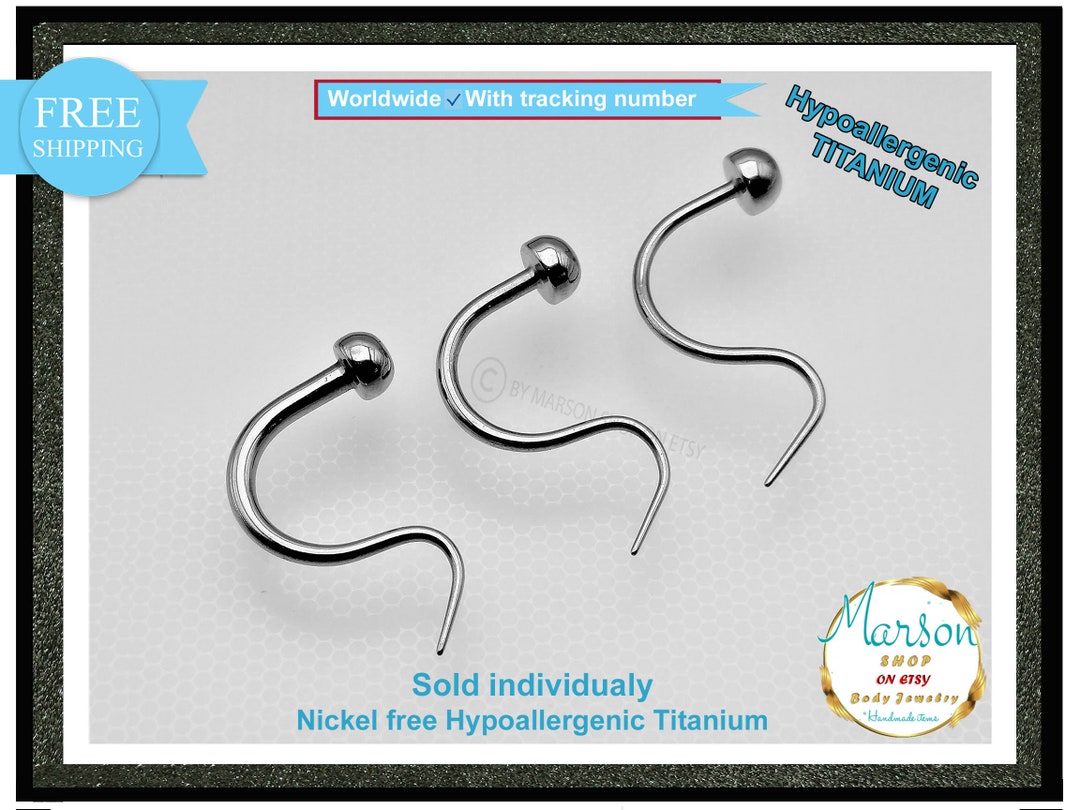 Earlobe Gauge Stretcher, Titanium Ear Taper, Nickel Free, Ear Expander ...