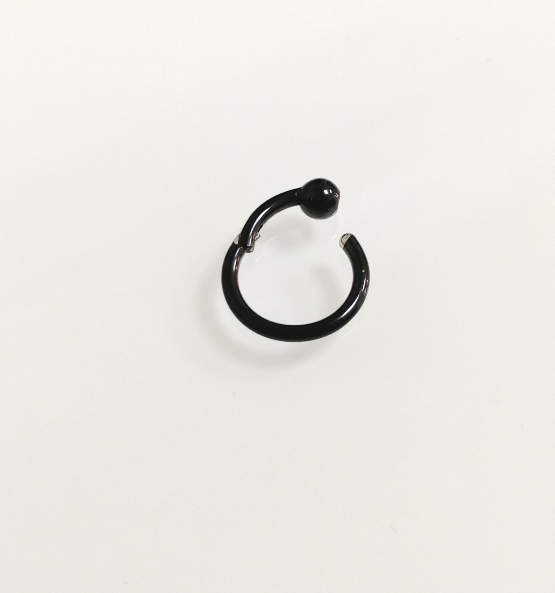 Ball Closure Ring Earring, Clicker Ring 16g 1.2mm Seamless,rook,captive ...