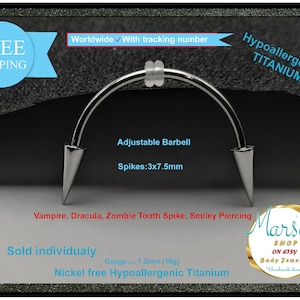 Smiley, Septum, Vampire Spike, Tooth, Body Piercing Jewelry, Zombie ...