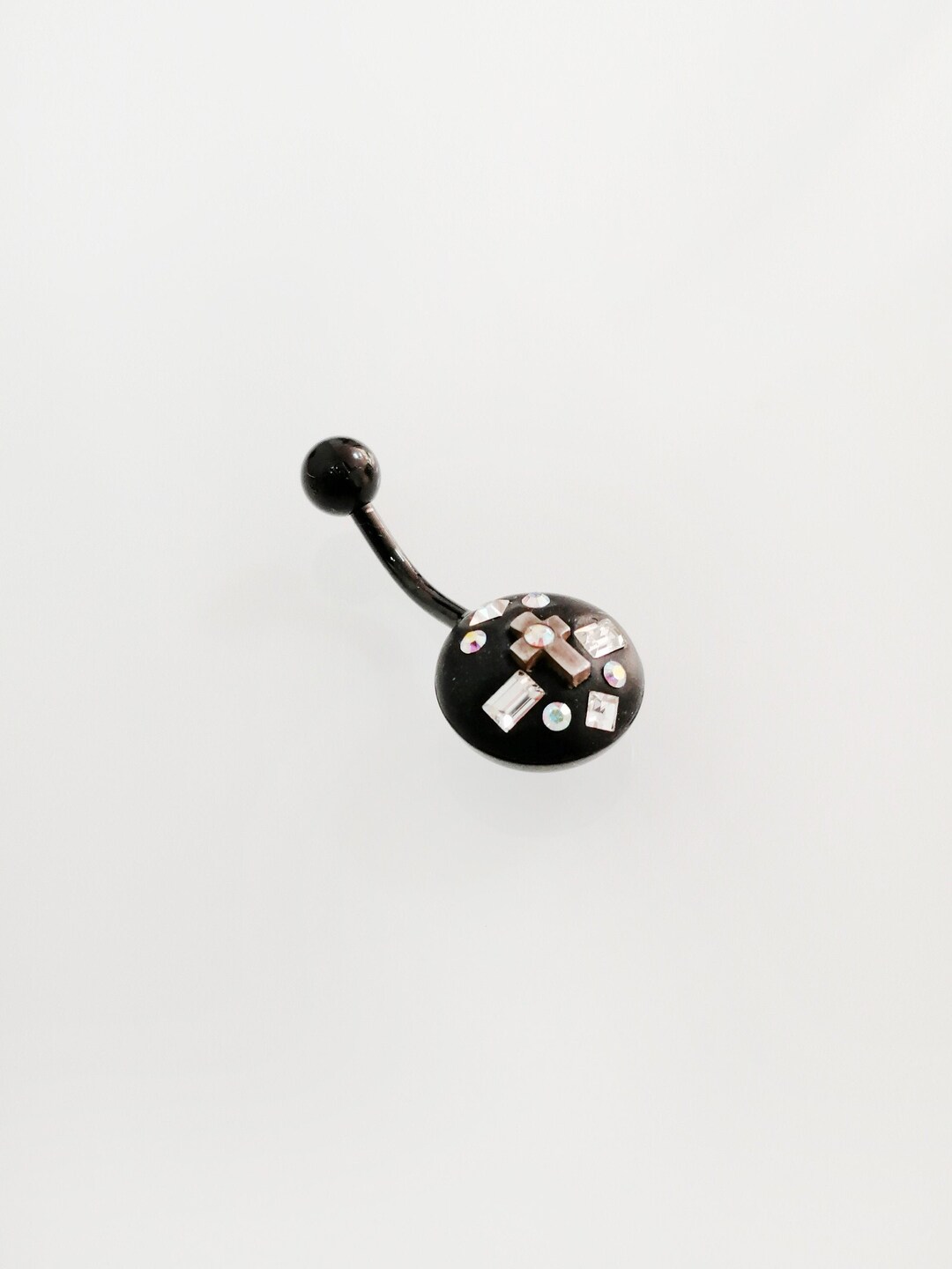 Surgical Steel Belly Jewelry, Simple Belly Ring, Swarovski Crystals ...