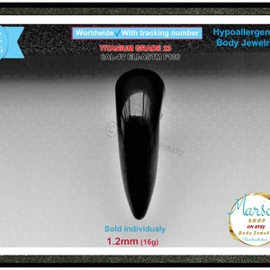 Labret Spike, Large Talon, Goatee. TITANIUM, Labret, Lips, Piercing ...