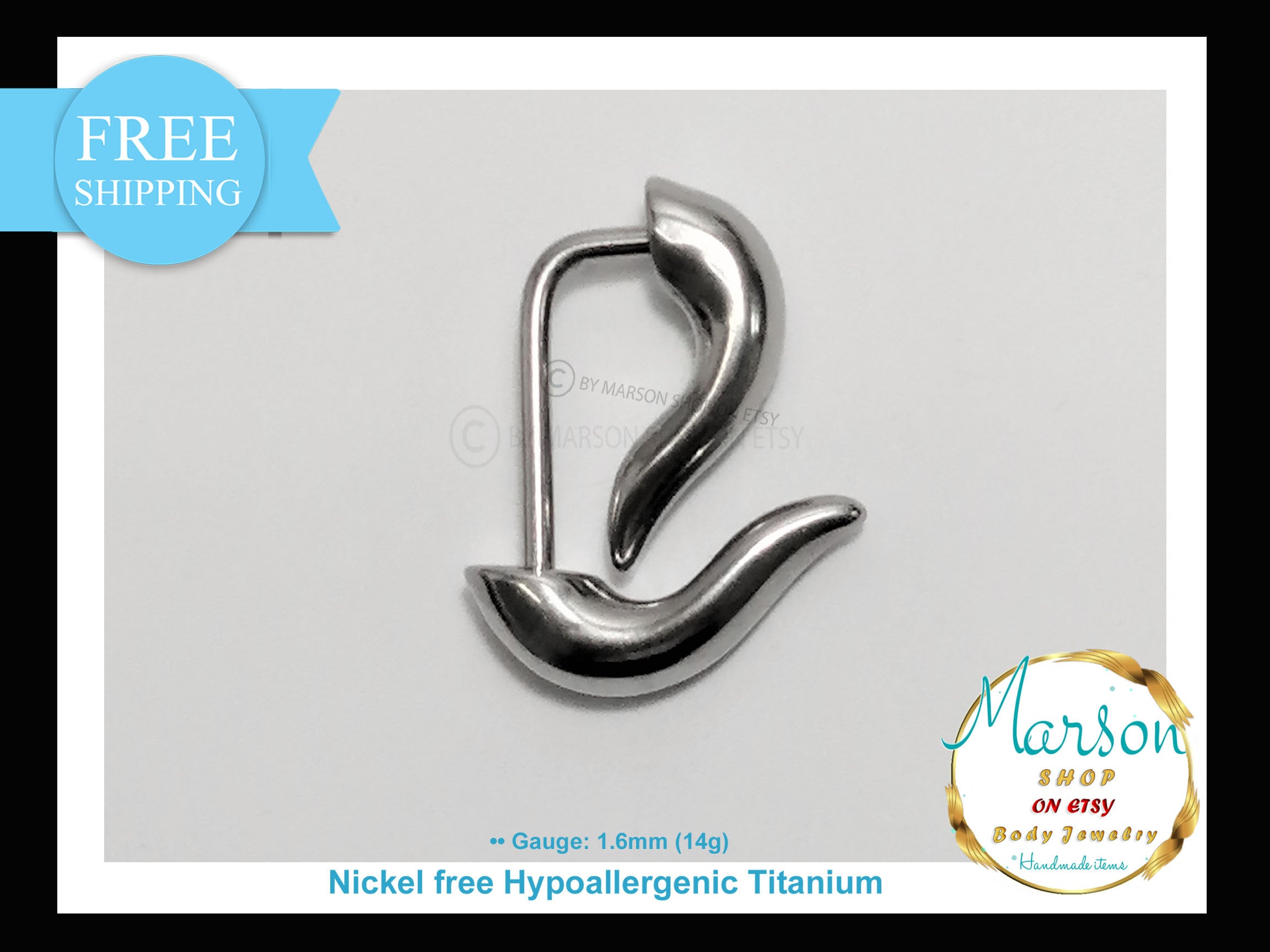 Large Spike Talon Goatee 14g 1.6mm Double Cone Spike - Etsy