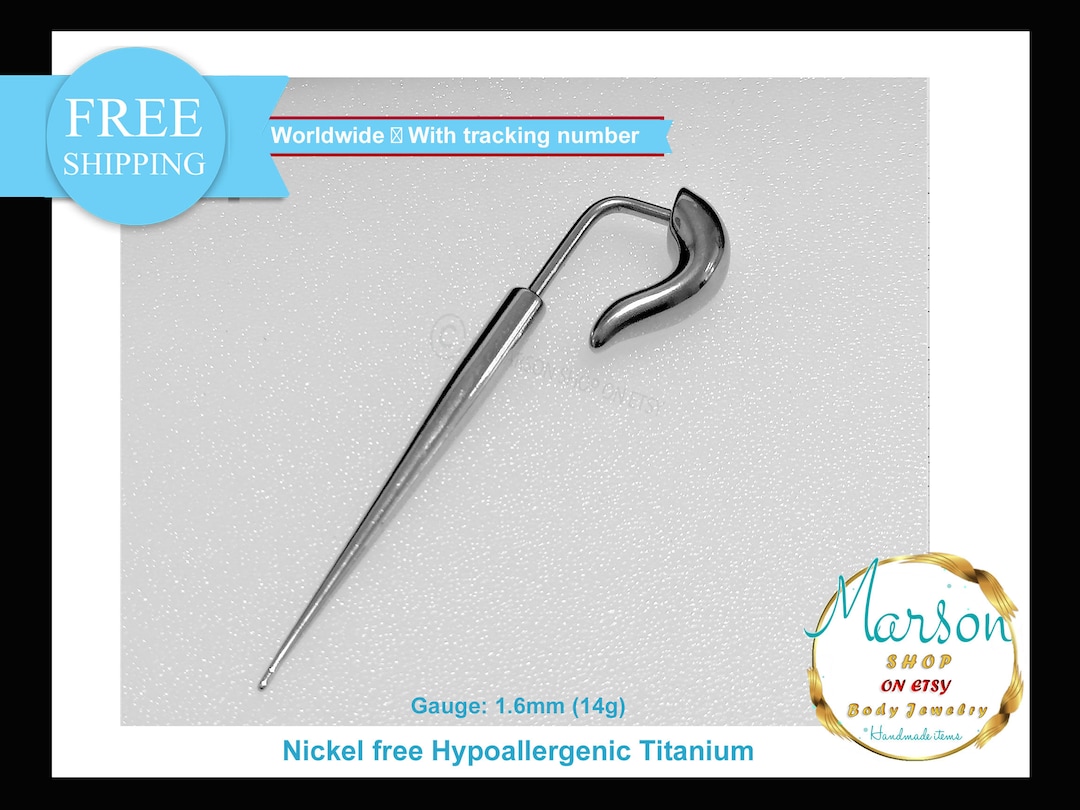 Long Spike, Talon, Goatee, 14g, 1.6mm, Fantasy Body Jewelry, Spike ...