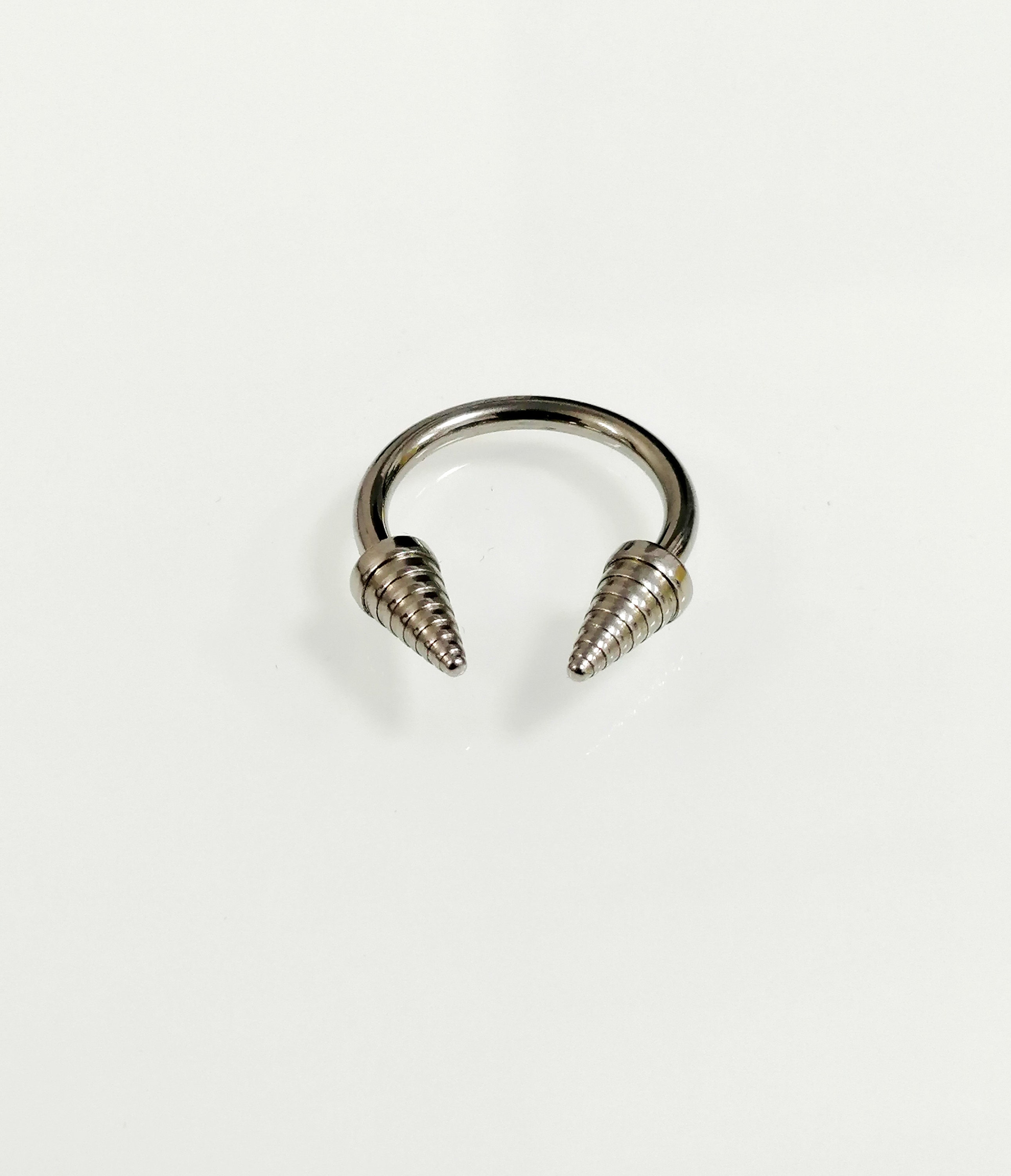 Extra Long Layered Spikes Circular Barbell. 14g 1.6mm | Etsy