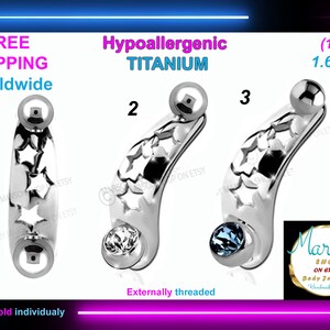 Belly Ring Button, Body Piercing Jewelry, Titanium, INTIMATE SHIELD ...