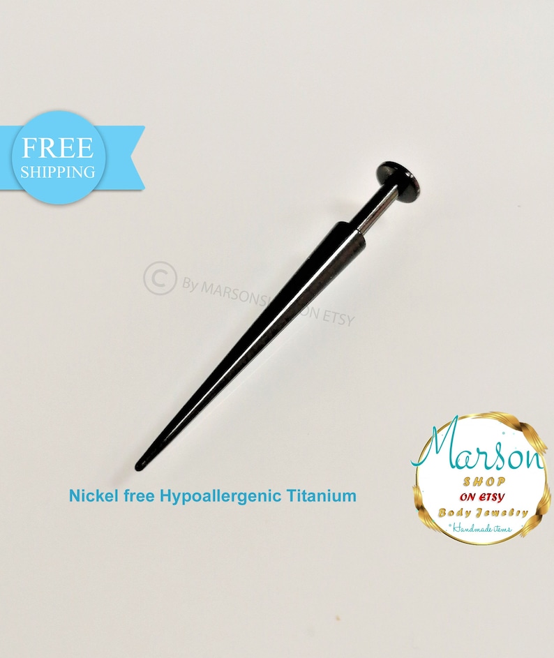 Labret Barbell Long Spike Talon 14g Body Jewellery TITANIUM - Etsy