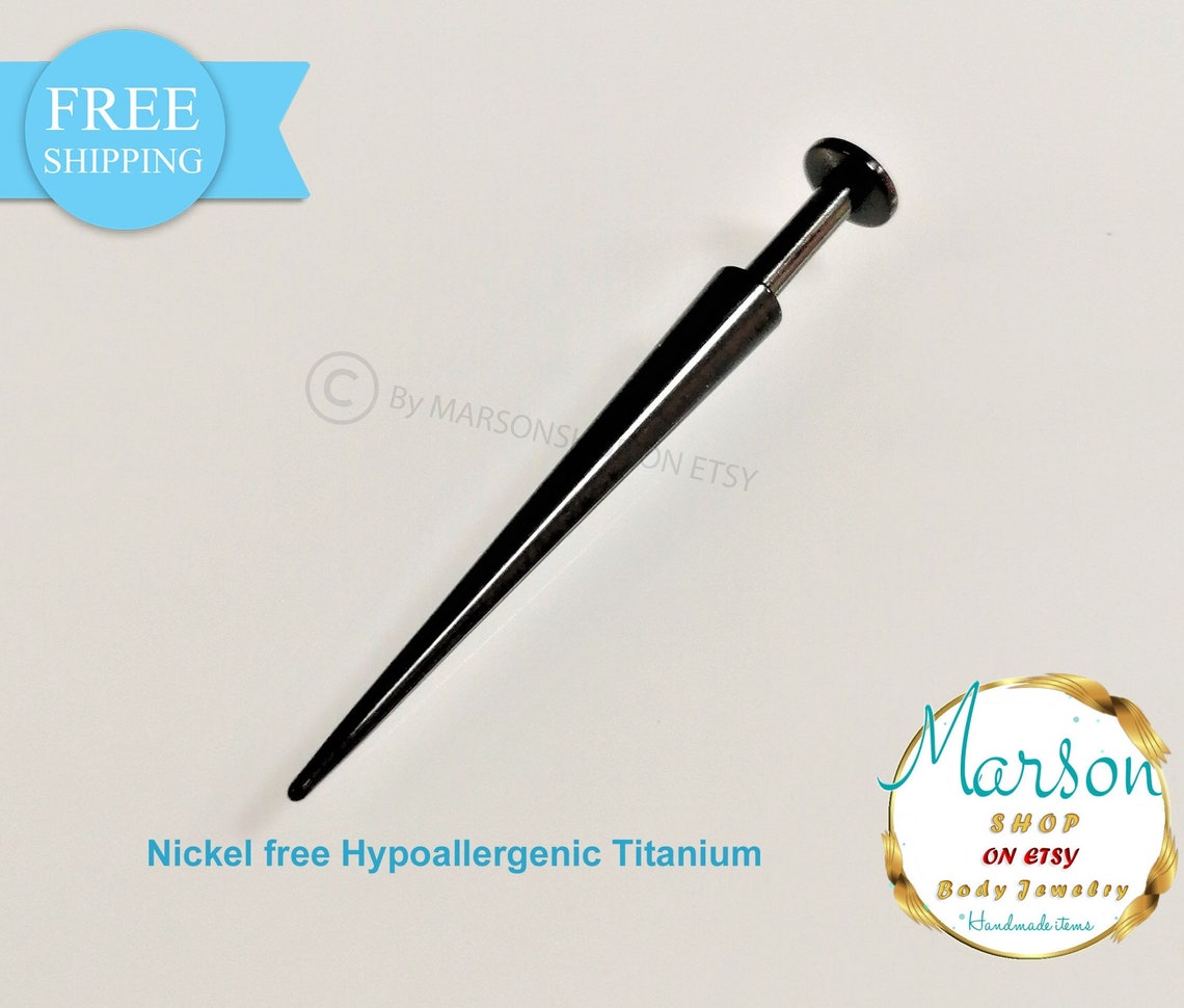 Labret Barbell Long Spike Talon 14g Body Jewellery TITANIUM - Etsy