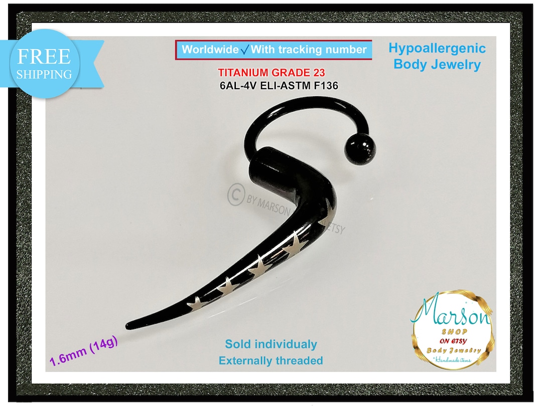 Chin Spikes, David Draiman , 14g Long Spikes, Large Talon, Goatee ...