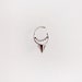 20g Septum Ring titanium Spikes Septum Jewelry. Titanium - Etsy