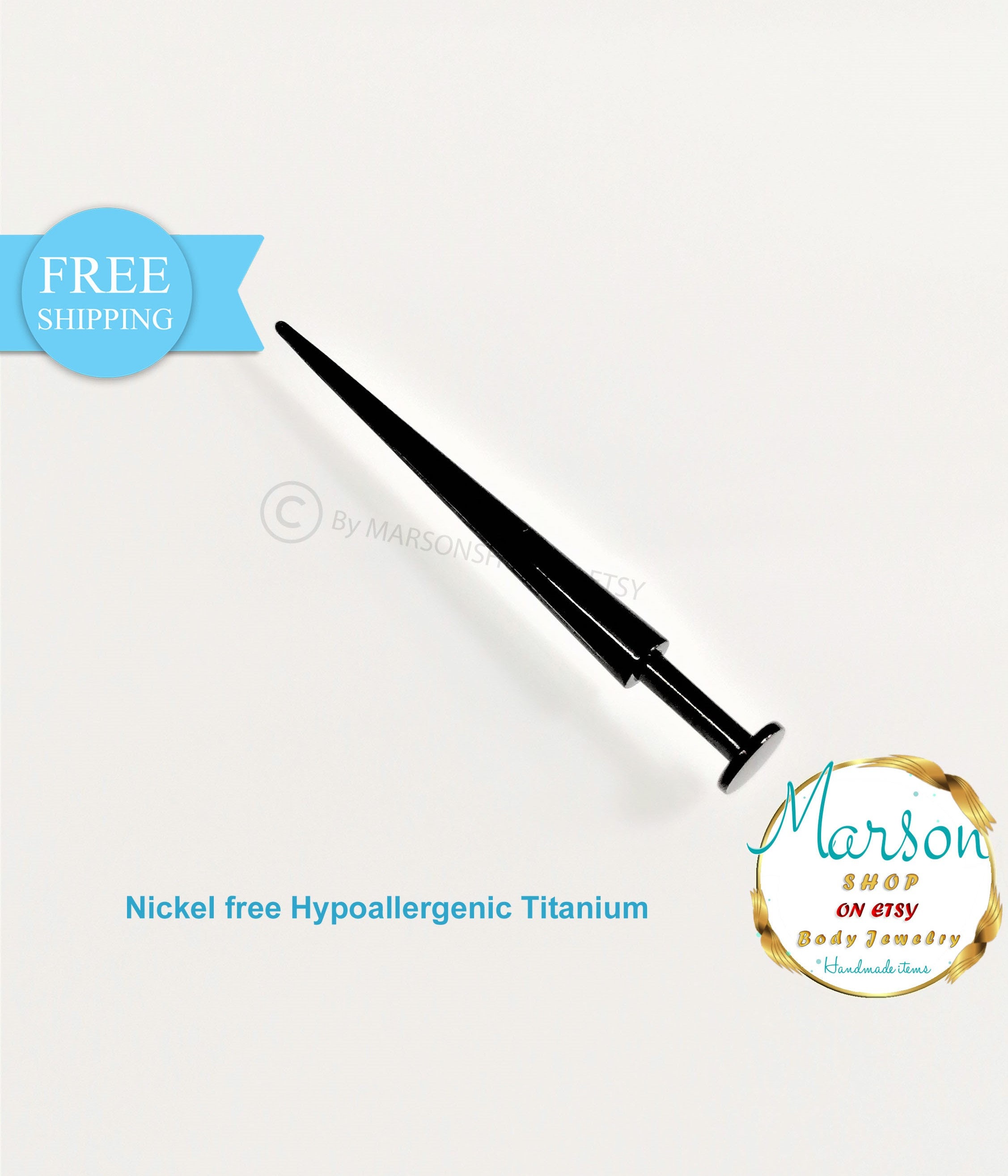 Labret Barbell Long Spike Talon 14g Body Jewellery TITANIUM - Etsy