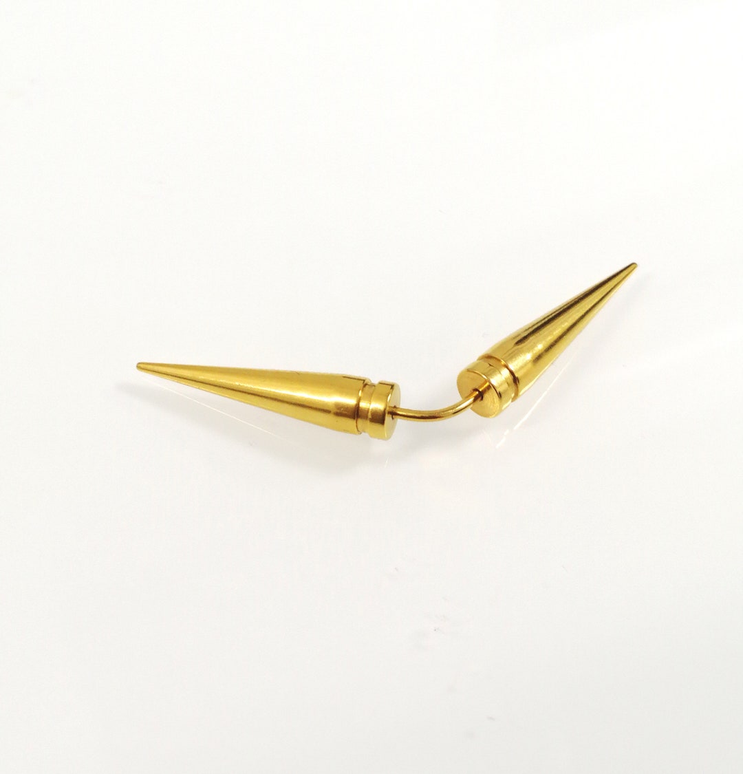 Septum Spikes Gold, EXTREME Long Spikes. , Anodized Gold, Very Long ...
