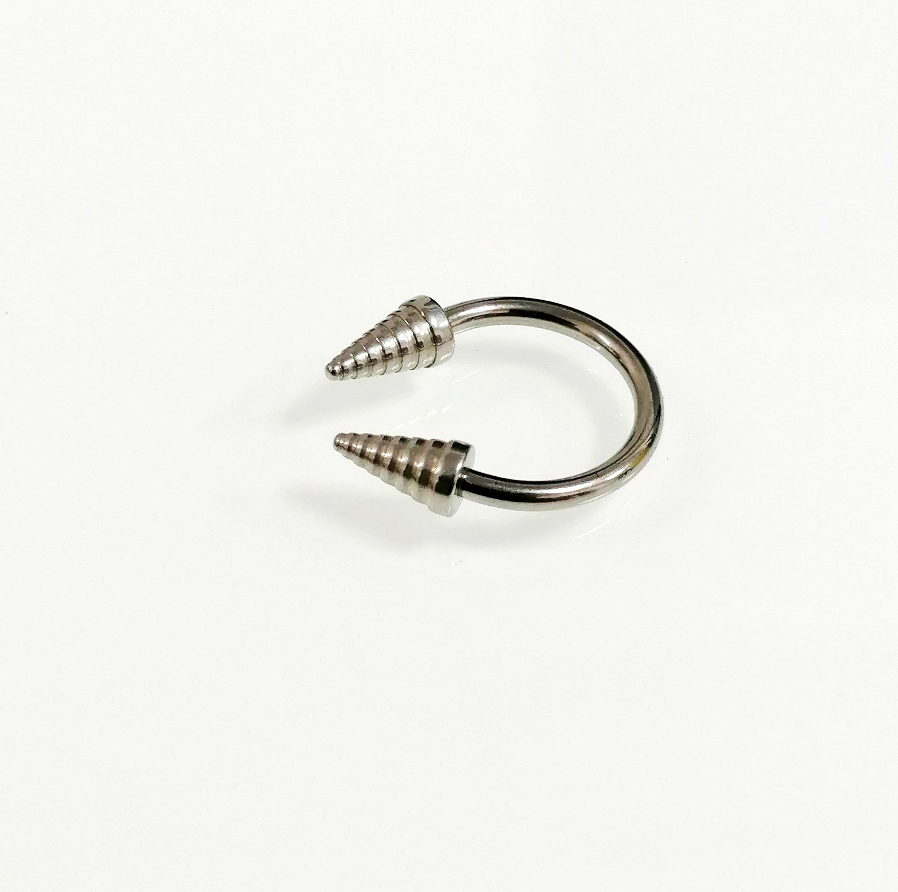 Extra Long Layered Spikes Circular Barbell. 14g 1.6mm | Etsy