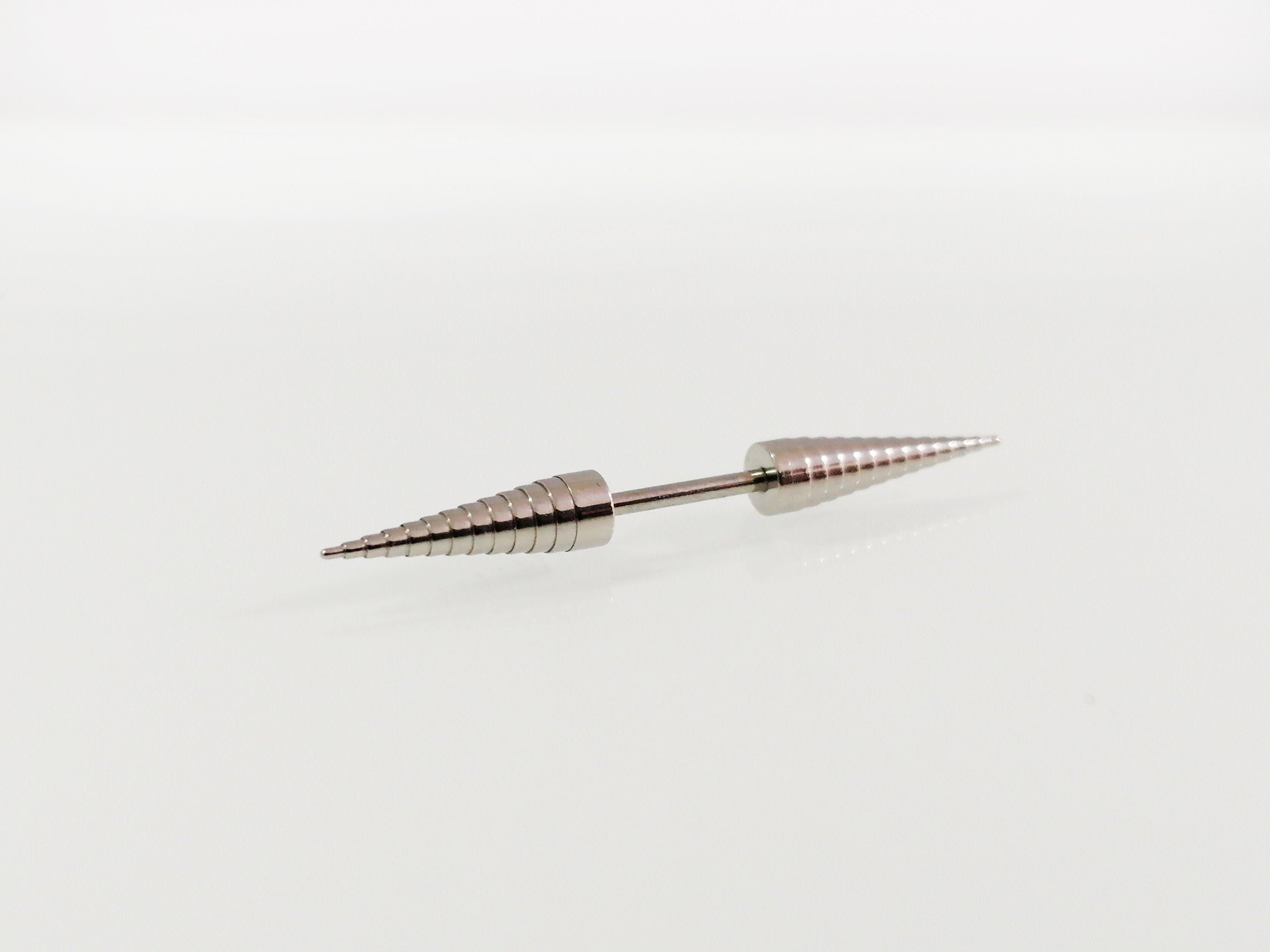 Long Spikes Septum Ear Titanium Barbell Layered Spikes | Etsy