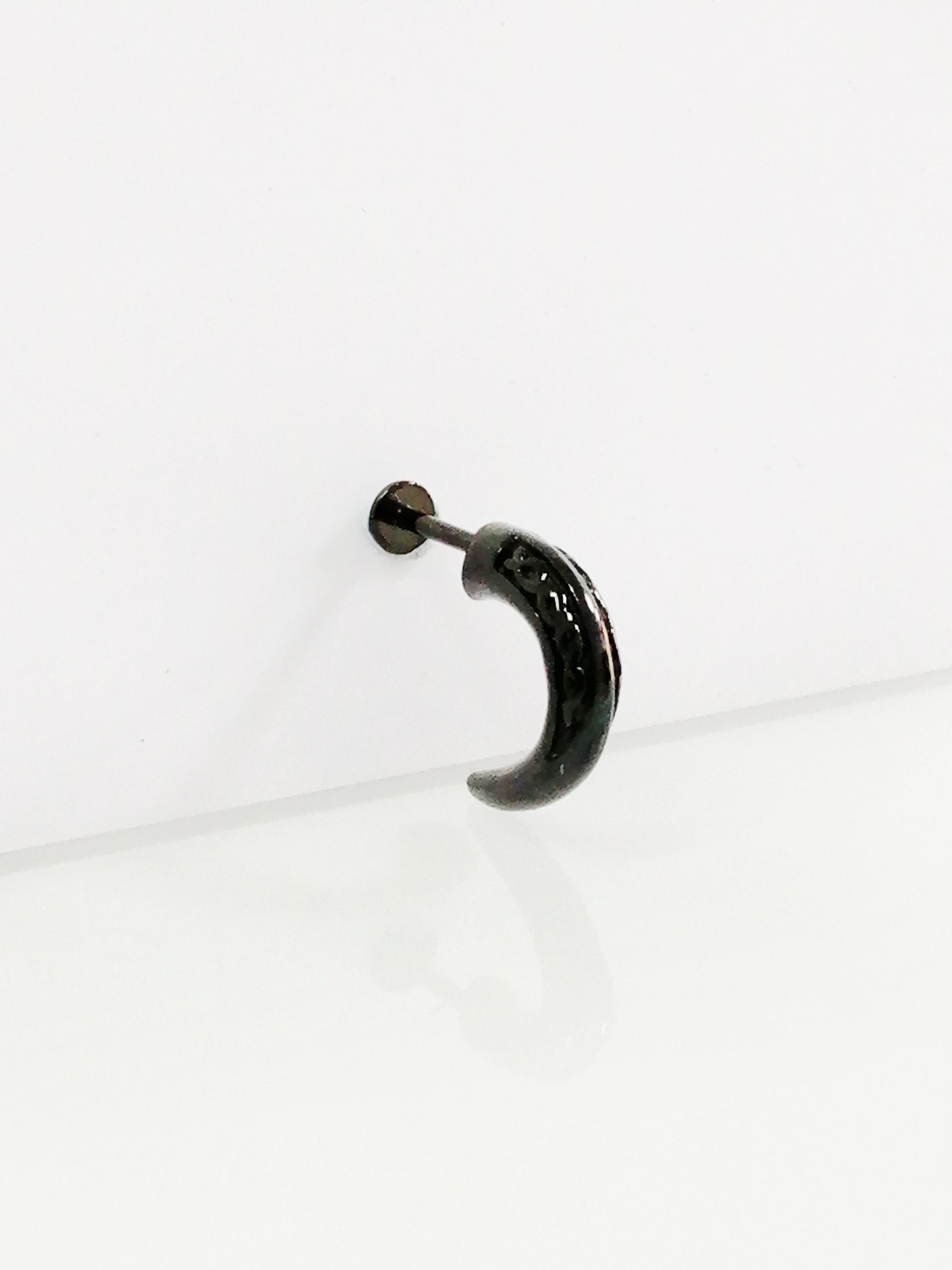 16g Black Labret Large Spike Talon Labret Goatee. TITANIUM - Etsy