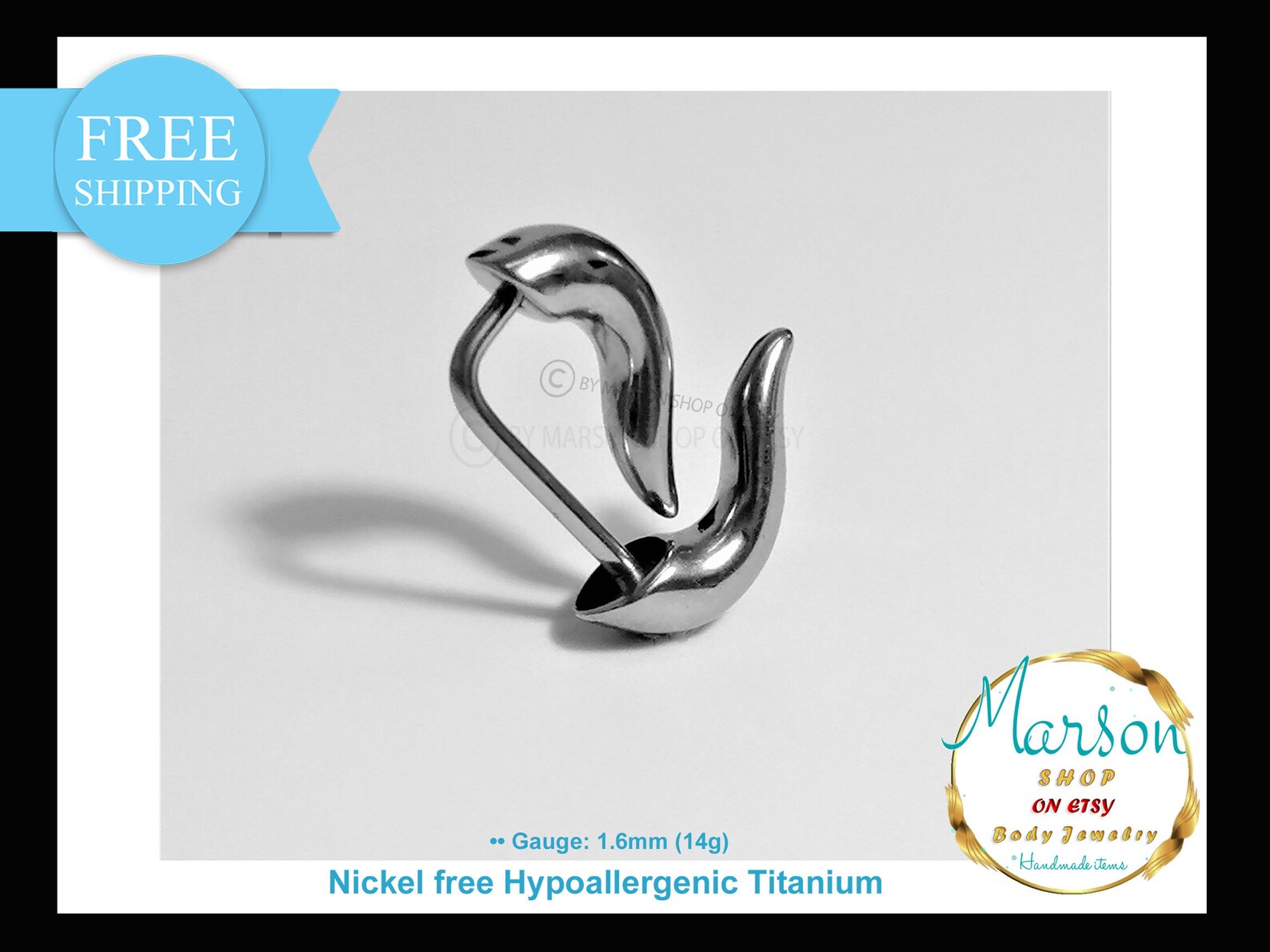 Large Spike Talon Goatee 14g 1.6mm Double Cone Spike - Etsy