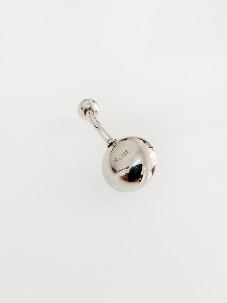 Blue Swarovski Crystal Belly Ring – Surgical Steel Navel Jewelry - Etsy
