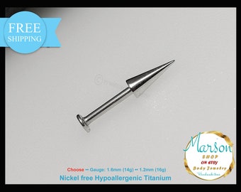 Long Spike Labret - Etsy