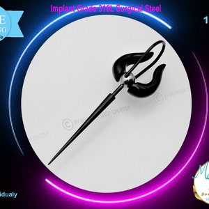 Ball Closure Ring, Tear Drop, Wear as Pendant, Neckless, or Ear, 16g ...