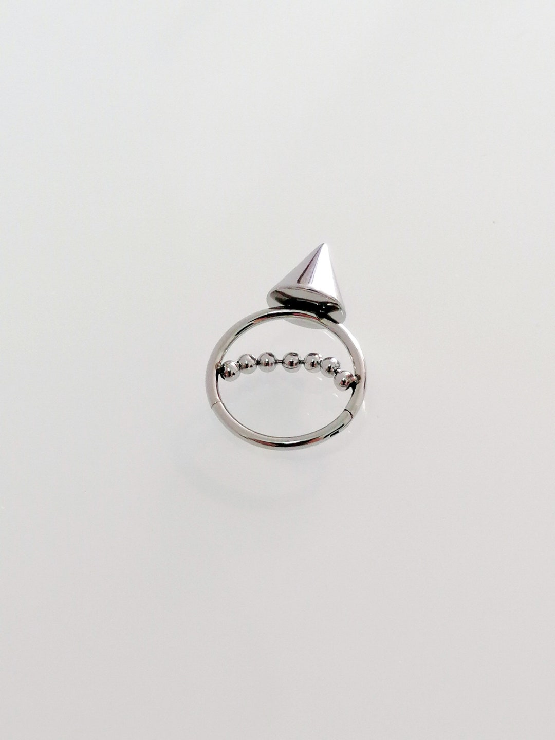 20g Septum Ring titanium Spikes Septum Jewelry. Titanium - Etsy