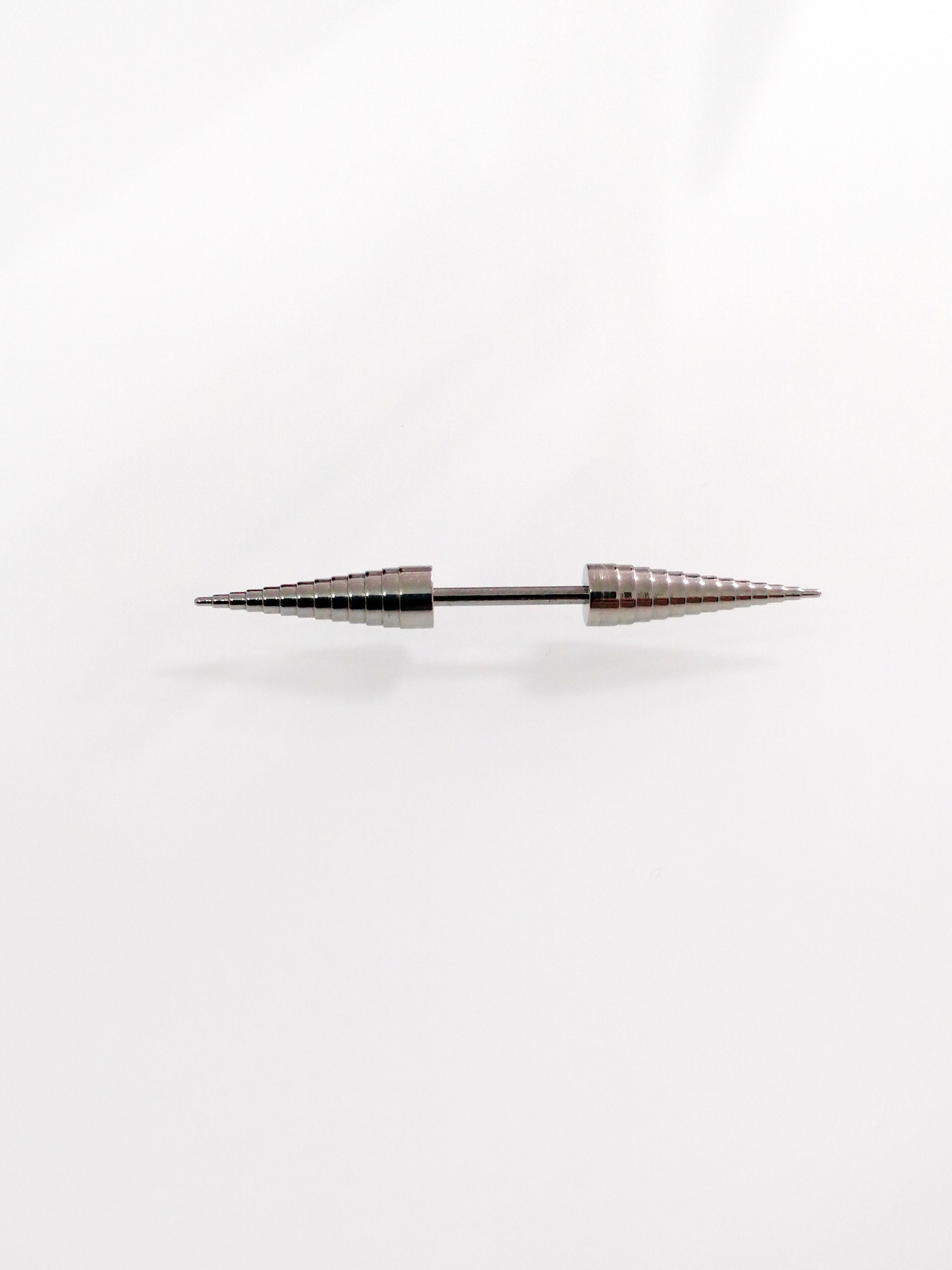 Long Spikes Septum Ear Titanium Barbell Layered Spikes | Etsy