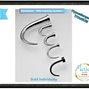 Earlobe Gauge Stretcher, Titanium Ear Taper, Nickel Free, Ear Expander ...