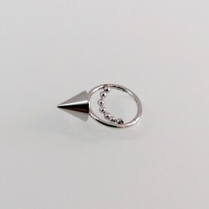 20g Septum Ring titanium Spikes Septum Jewelry. Titanium - Etsy