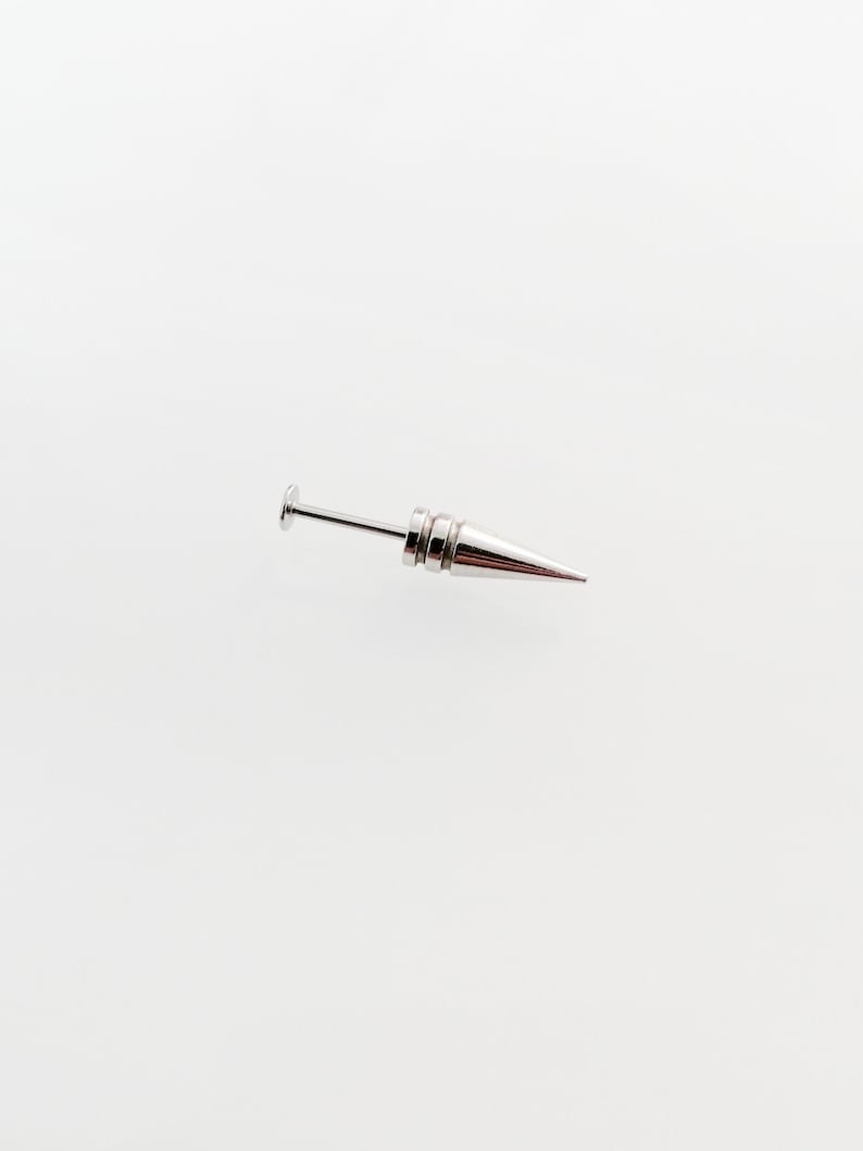 Long Spike Labret Piercing Titanium Labret With Spikes for - Etsy
