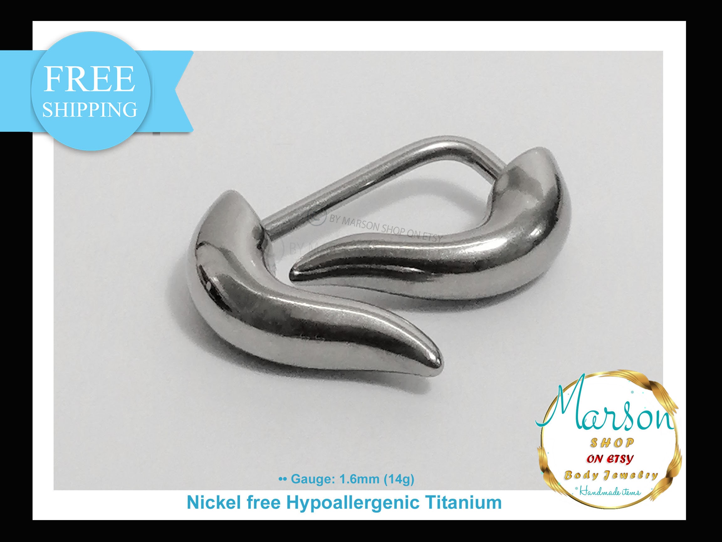 Large Spike Talon Goatee 14g 1.6mm Double Cone Spike - Etsy