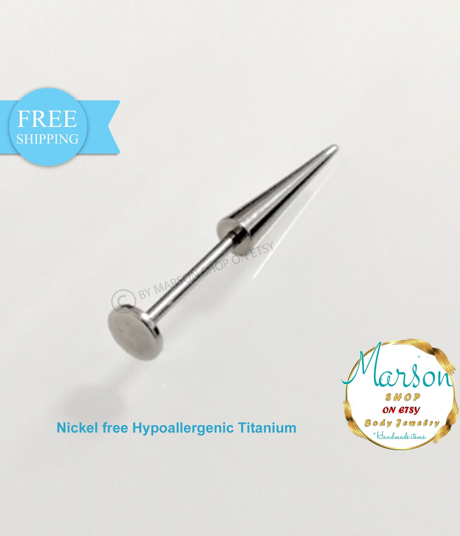 Labret Long Spikes Surgical Steel Labret, Lips, Earring, Long Talon ...