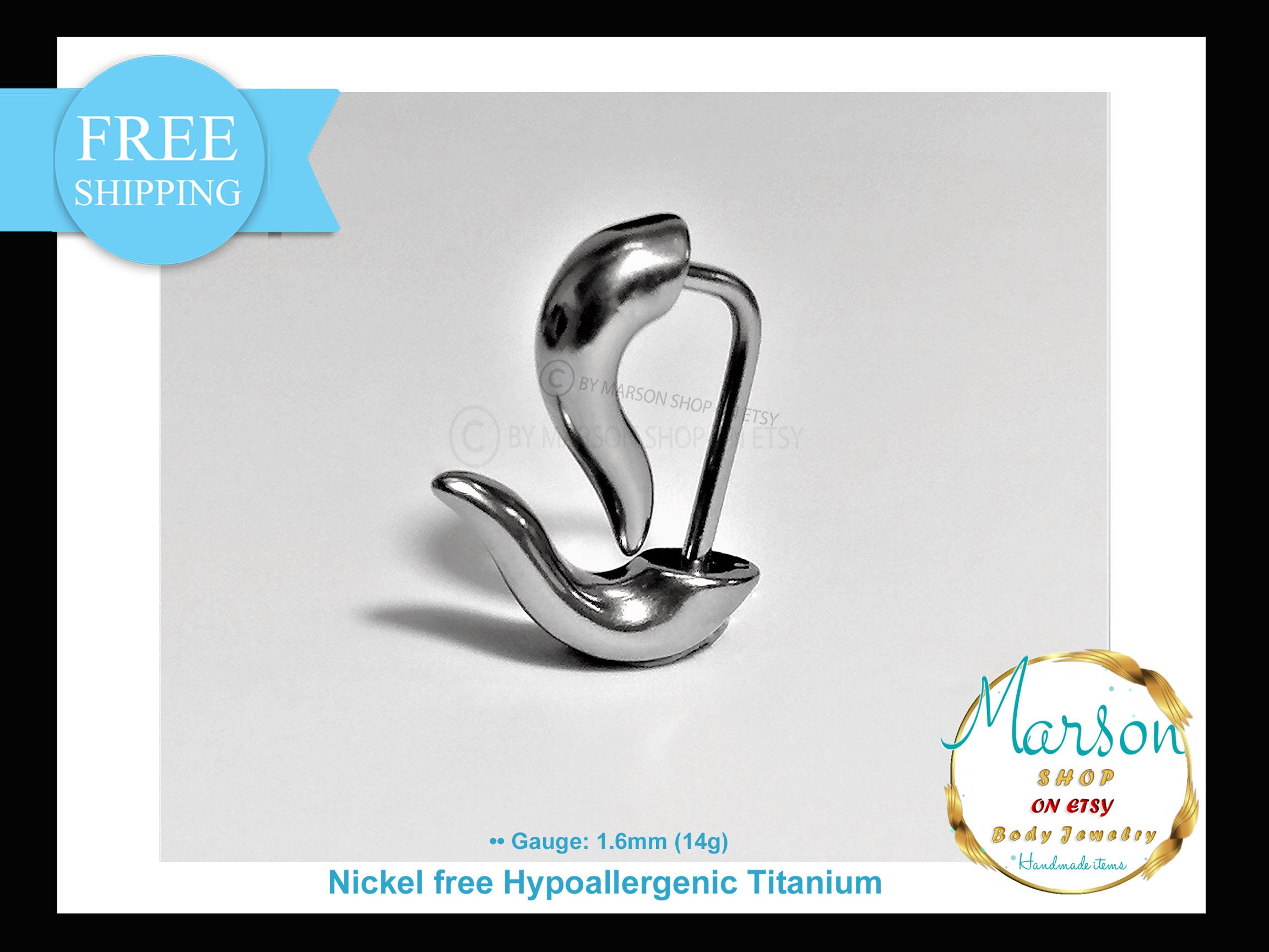 Large Spike Talon Goatee 14g 1.6mm Double Cone Spike - Etsy