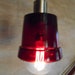 Pendant Ceiling Light, With a Red Glass Shade - Etsy