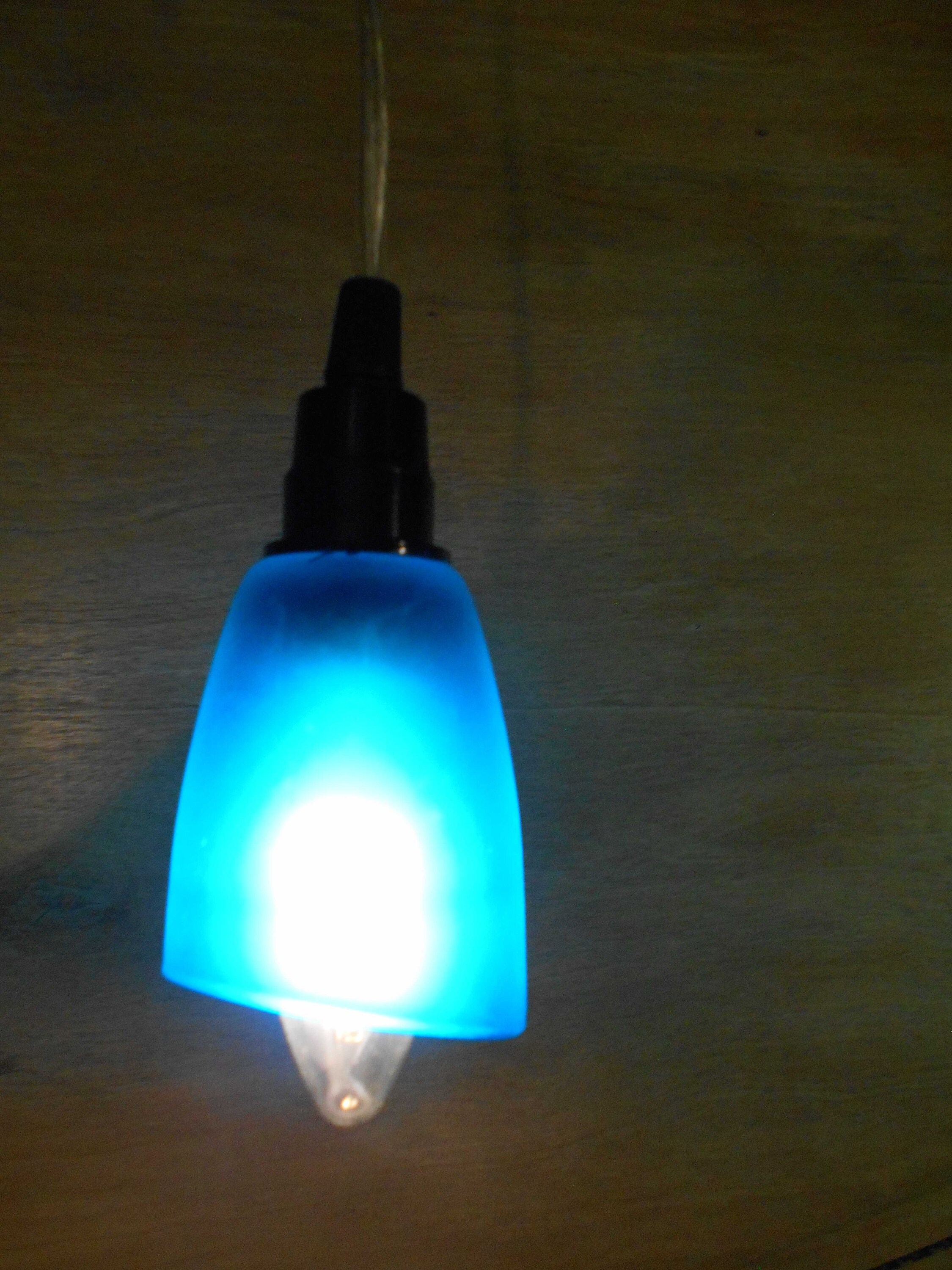 Modern Dark Blue Glass Pendant, Ceiling Light Fixture 4x1.5 Inch - Etsy