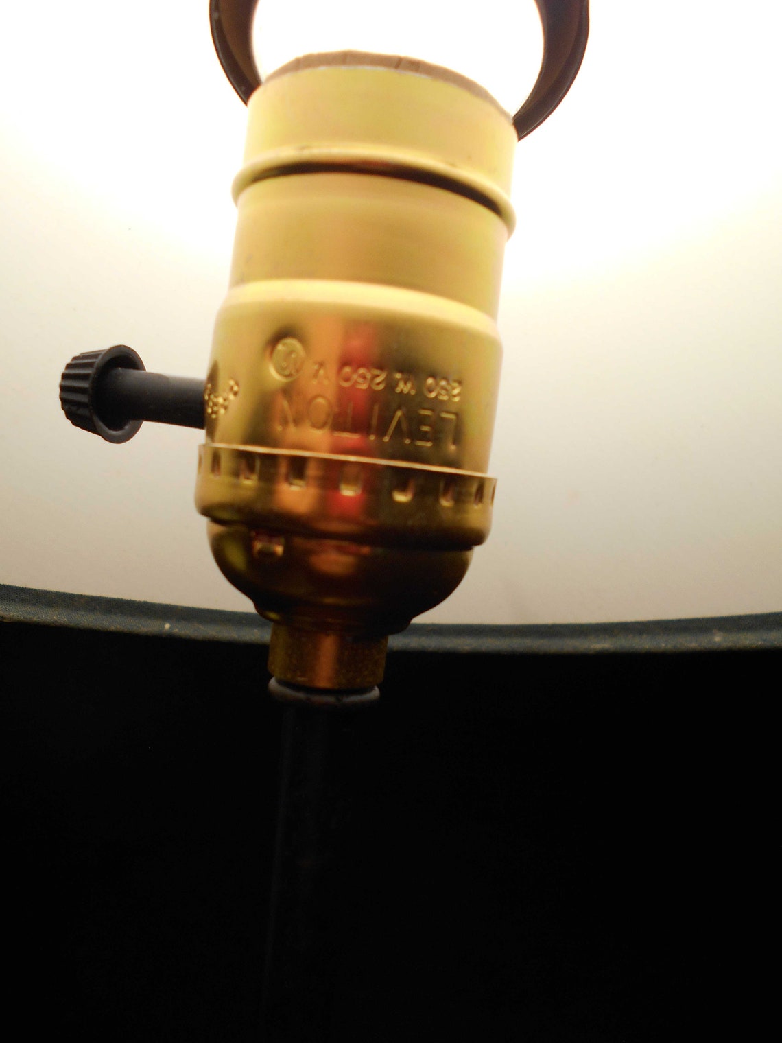 Handcrafted, Liberty Bell Table Lamp, With a Forest Green Shade. - Etsy