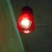 Glass Pendant Ceiling Light, With a Red Glass Shade - Etsy