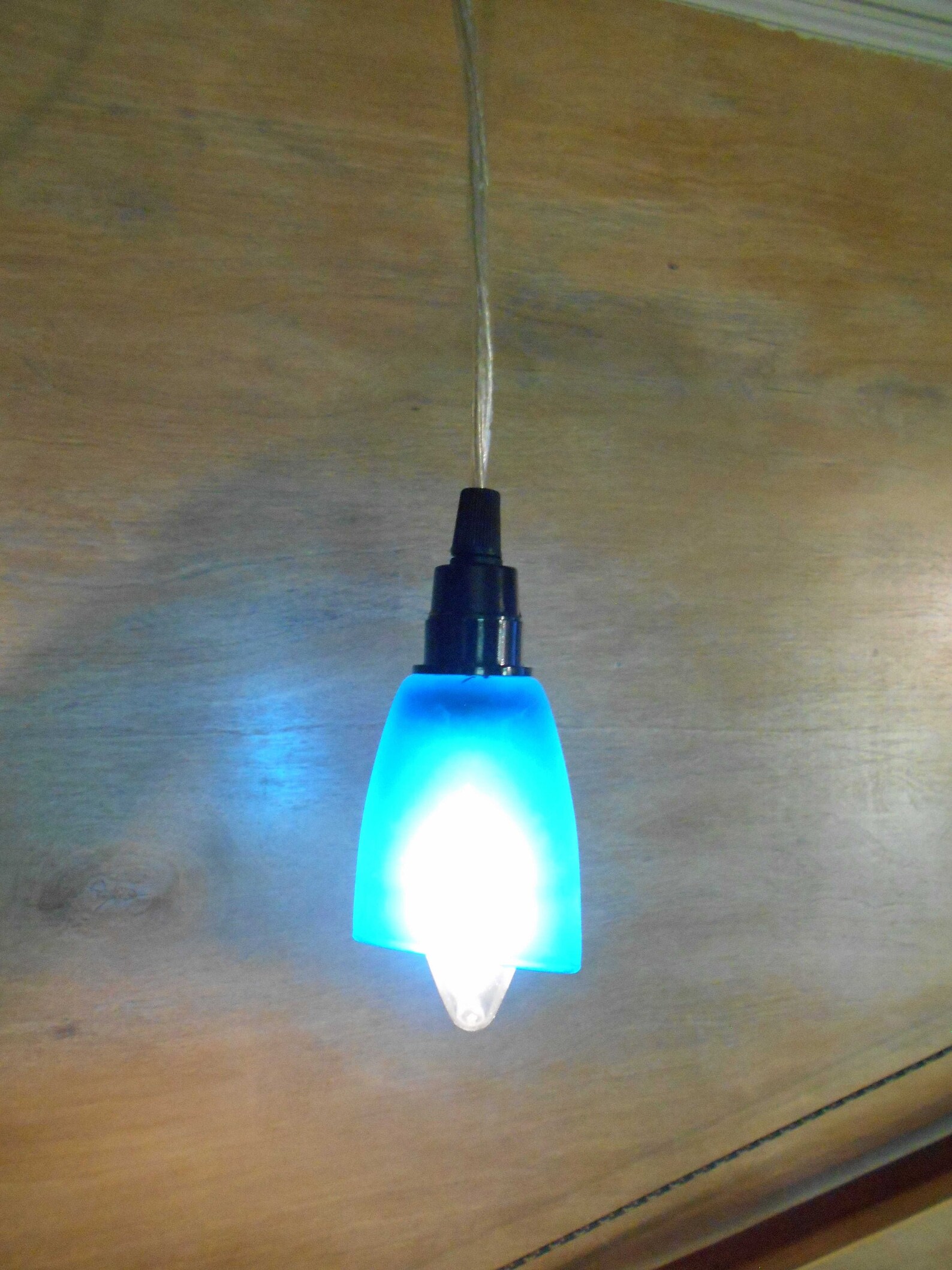 Modern Dark Blue Glass Pendant, Ceiling Light Fixture 4x1.5 Inch - Etsy