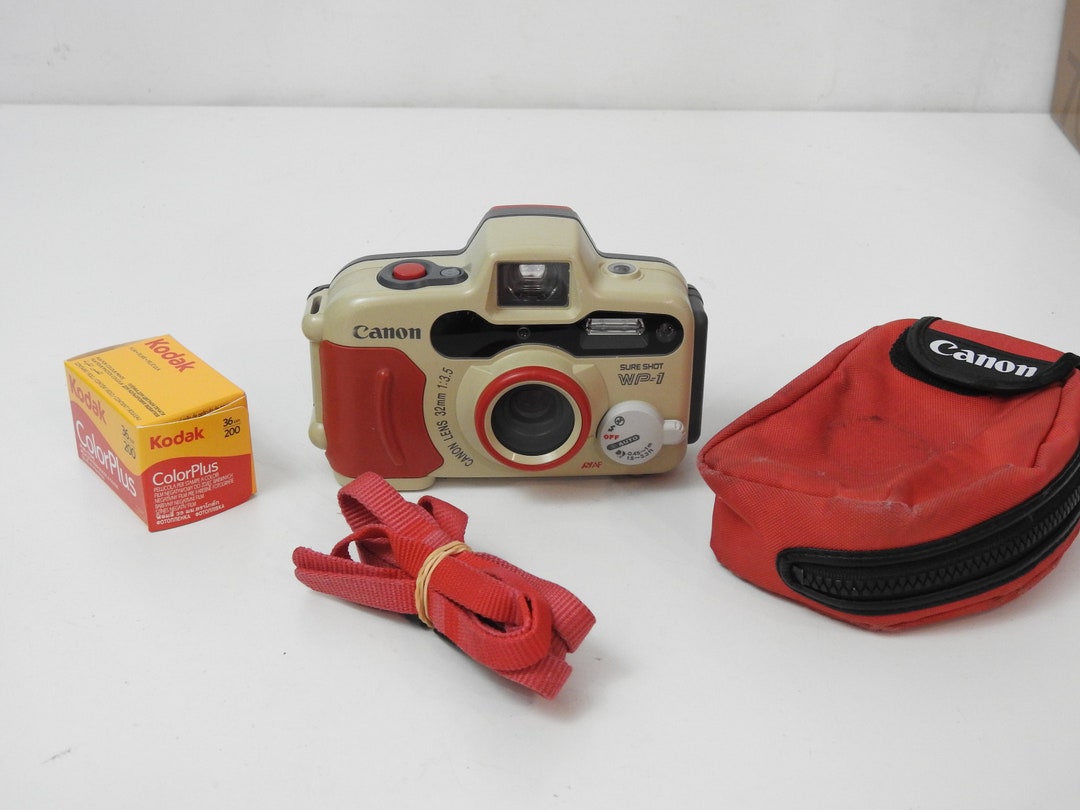 Canon SURE SHOT WP-1 Compact Point and Shoot Under Water Film Camera ...