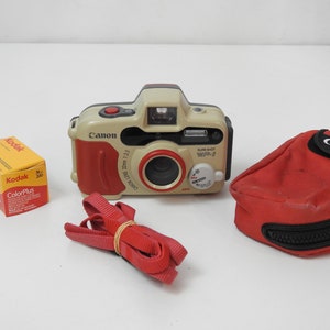 Canon SURE SHOT WP-1 Compact Point and Shoot Under Water Film Camera ...